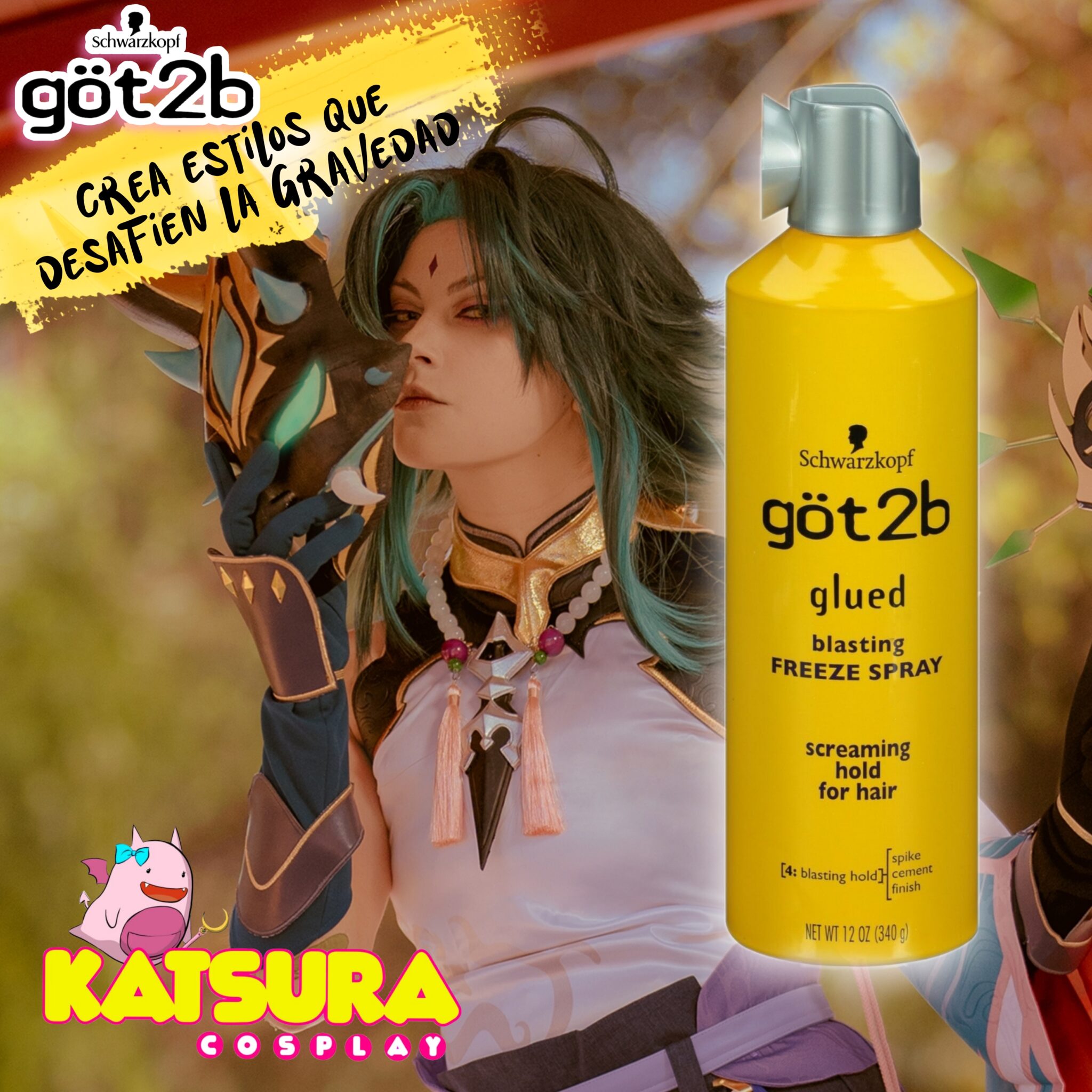 Spray Got2b Schwarzkopf - Katsura Cosplay